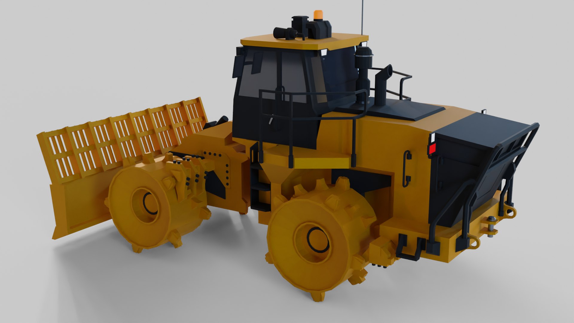 3D Landfill Compactor - Heavy Vehicle Model - TurboSquid 2421548