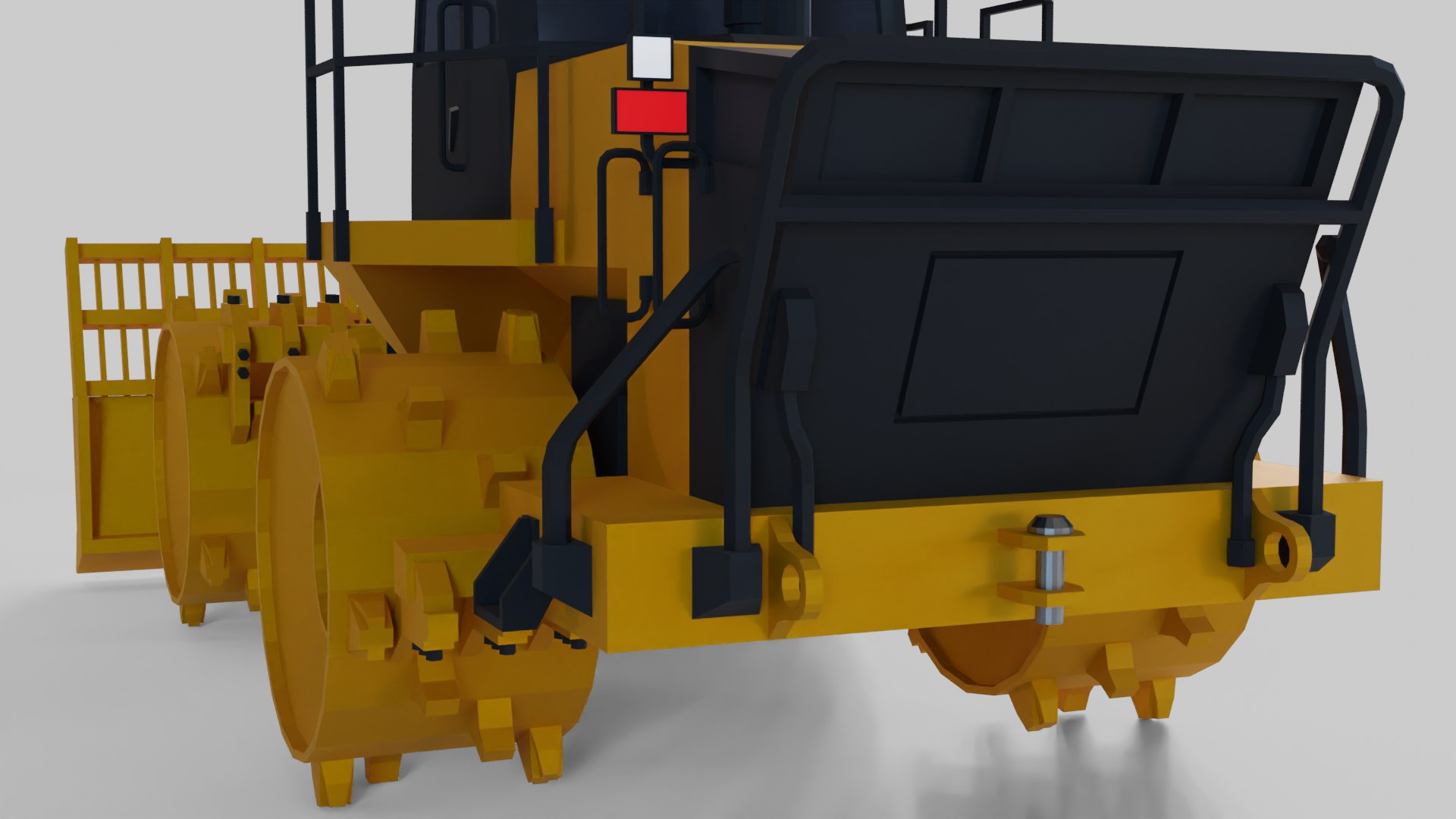 3D Landfill Compactor - Heavy Vehicle Model - TurboSquid 2421548