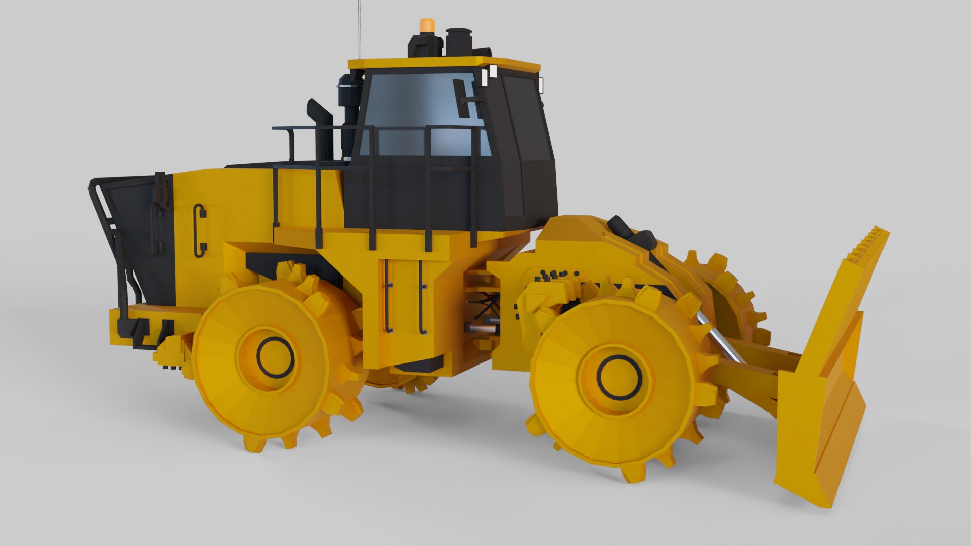 3D Landfill Compactor - Heavy Vehicle Model - TurboSquid 2421548