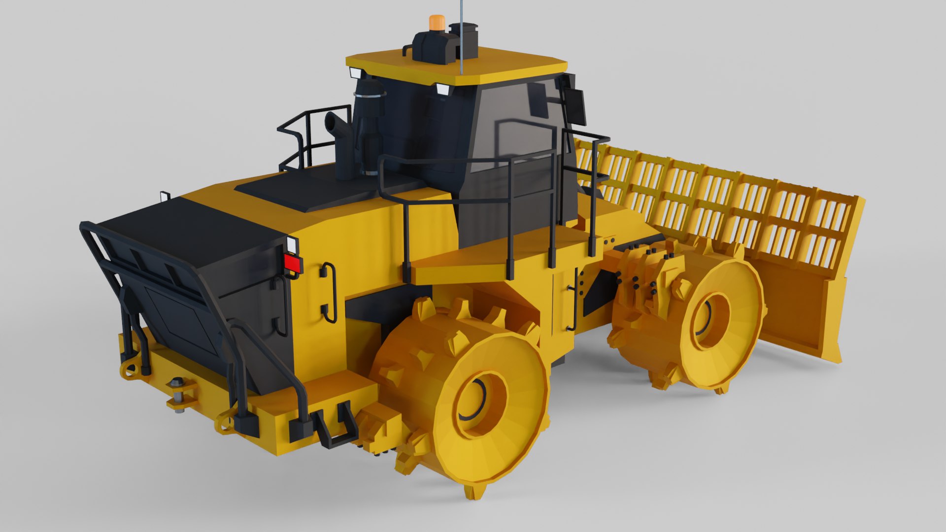 3D Landfill Compactor - Heavy Vehicle Model - TurboSquid 2421548