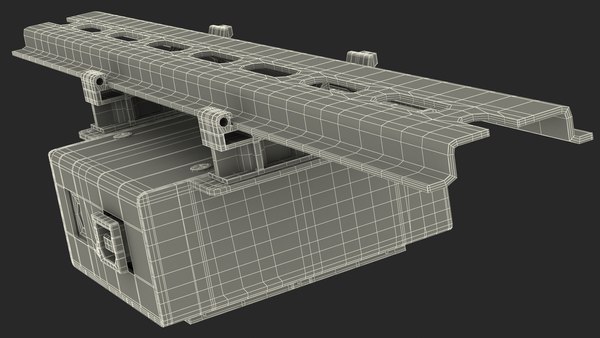 modelo 3d UNO Screw Terminal Block Din Rail - TurboSquid 1905966