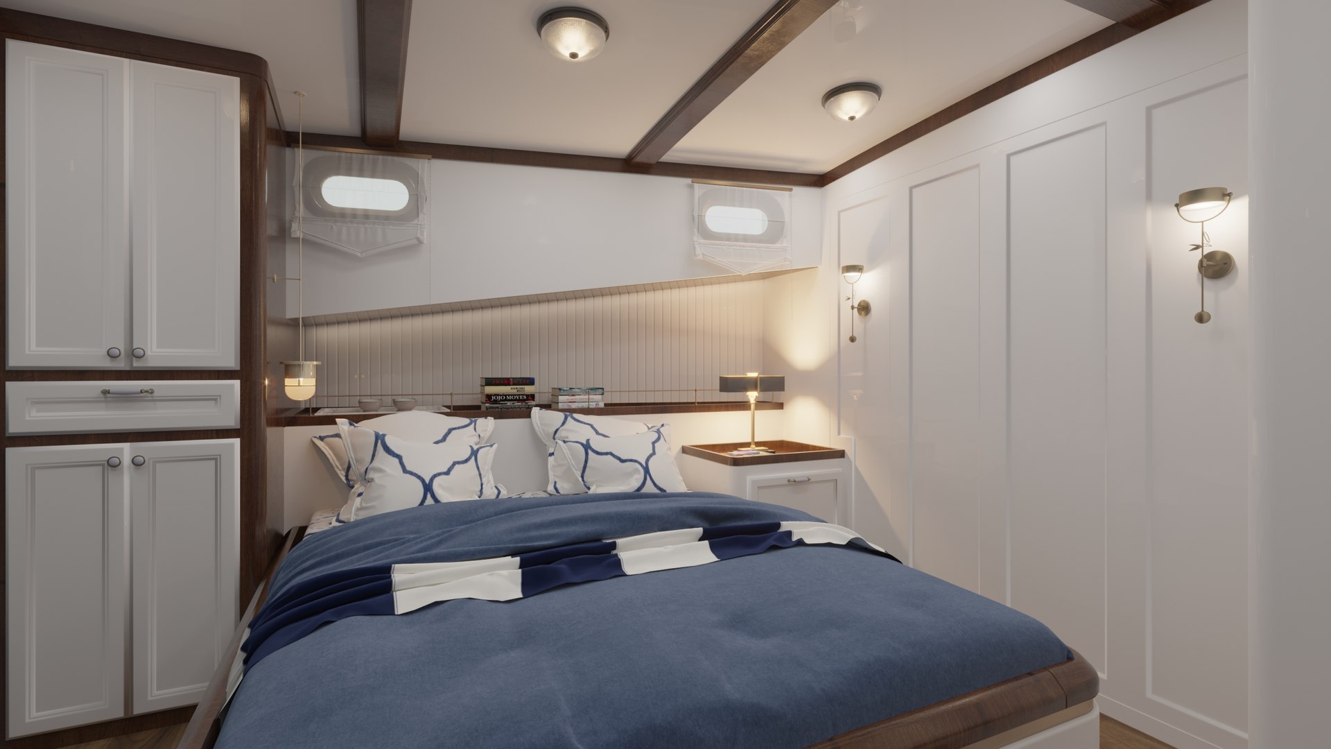 Boat Model L1 Master Cabin Design 3D Model - TurboSquid 2108012