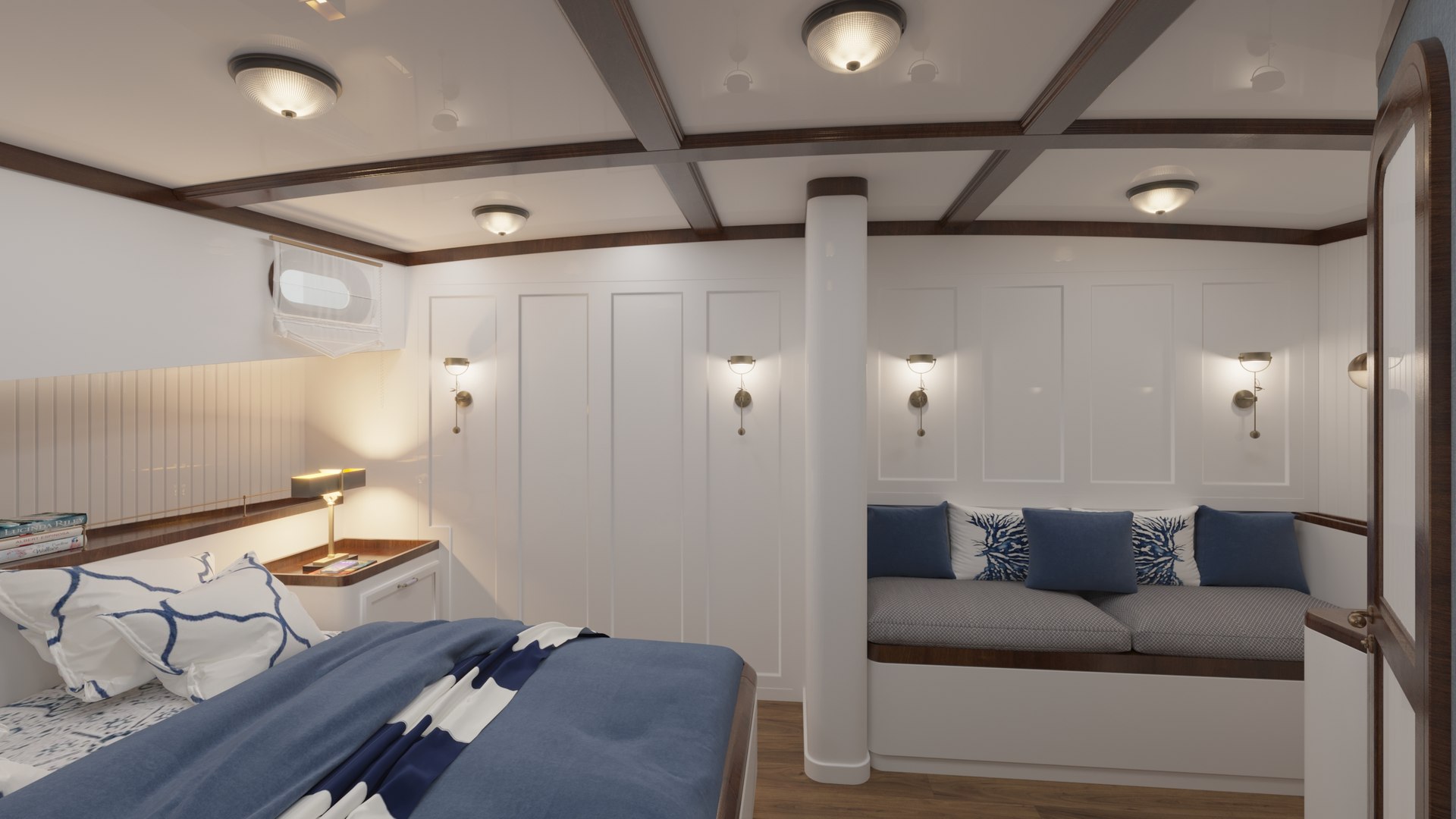 Boat Model L1 Master Cabin Design 3D Model - TurboSquid 2108012