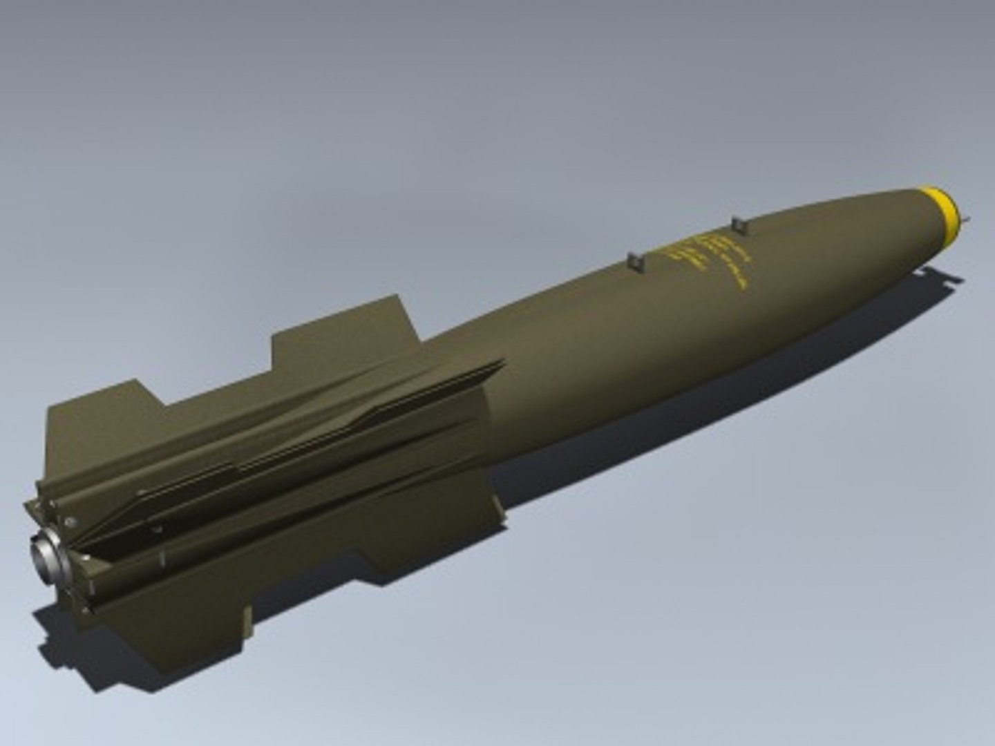 Free 500 Bomb 3d Model