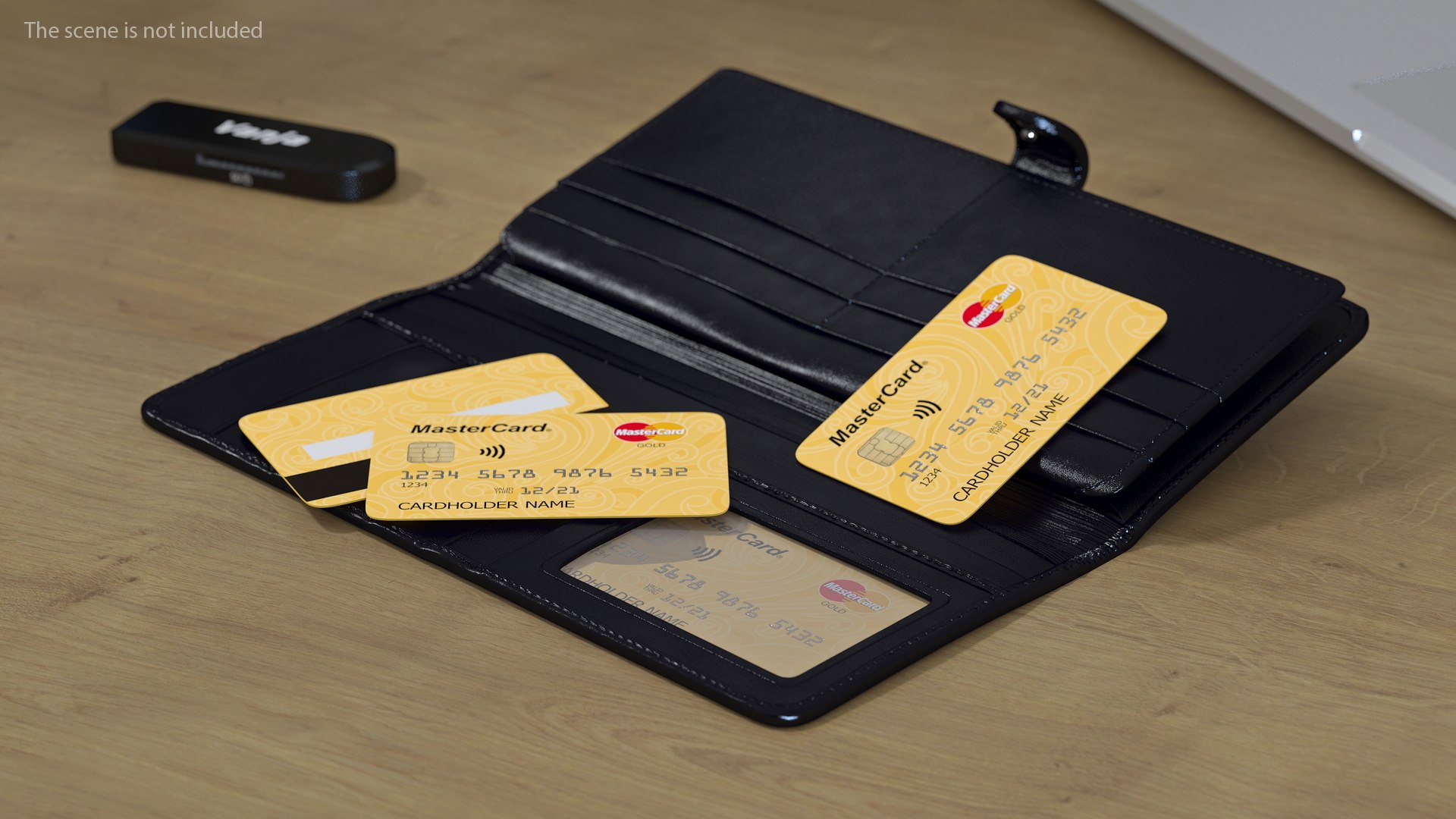 MasterCard Gold Credit Card 3D Model - TurboSquid 2045450