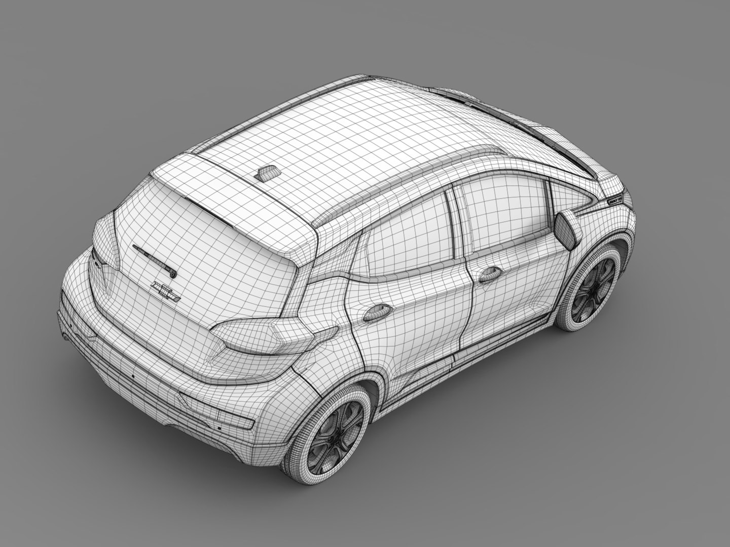 Chevrolet Bolt Ev 2017 3d Obj