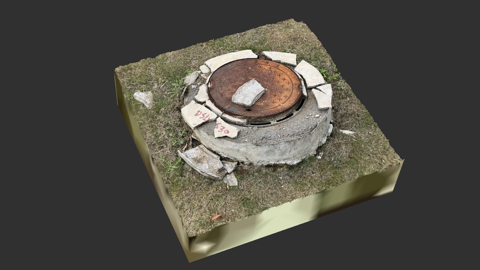 3D Manhole 3d Scan - TurboSquid 1990908