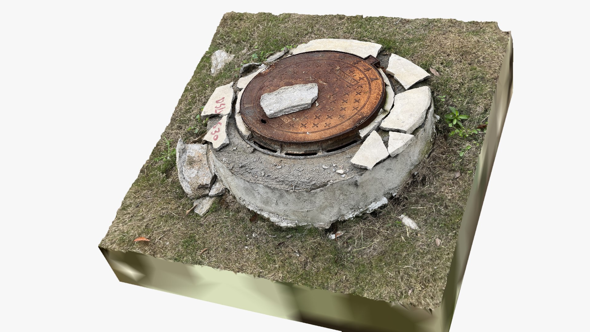 3D Manhole 3d Scan - TurboSquid 1990908