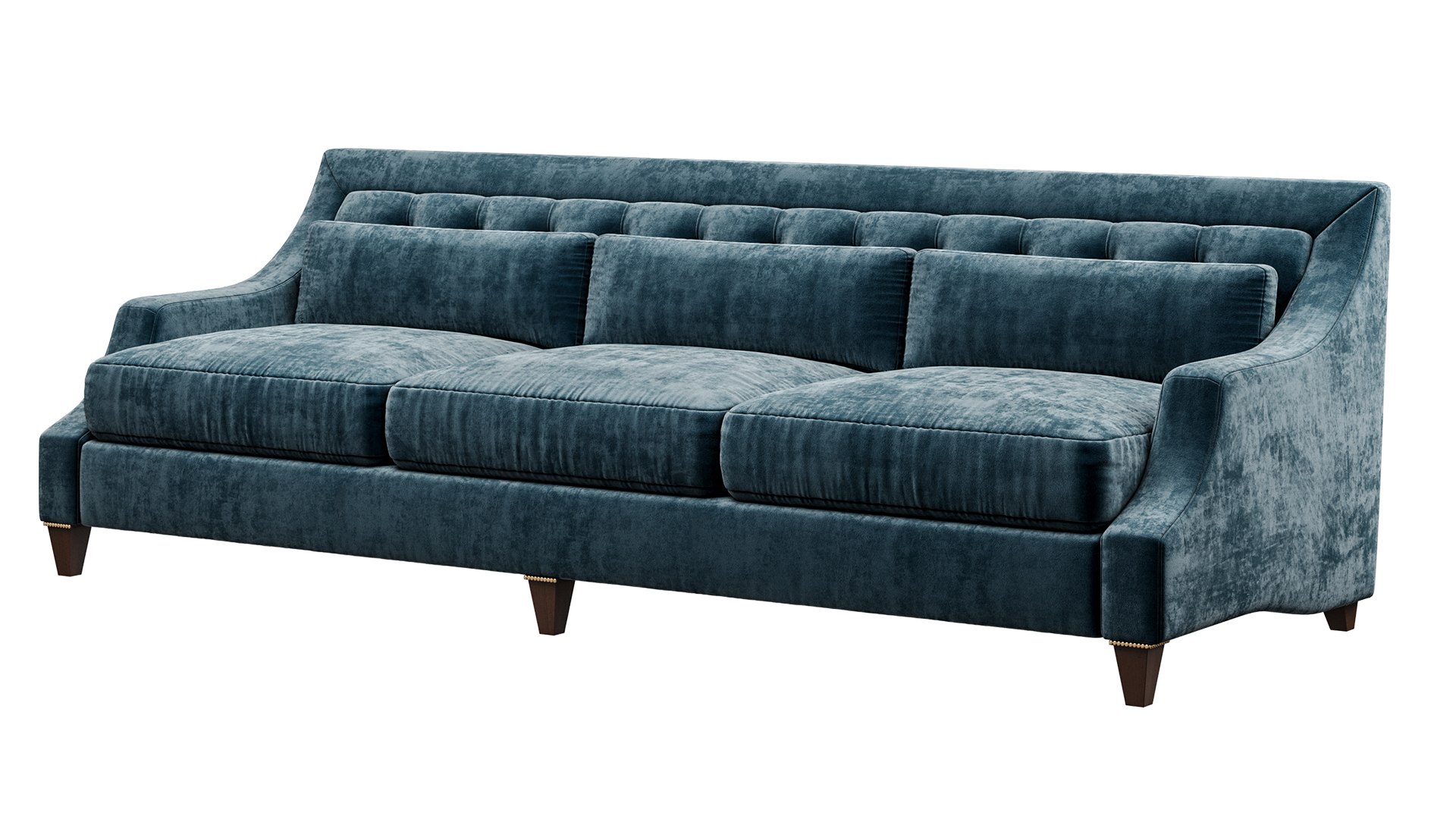 3D Model BAKER Max Tufted Sofa - TurboSquid 1865533