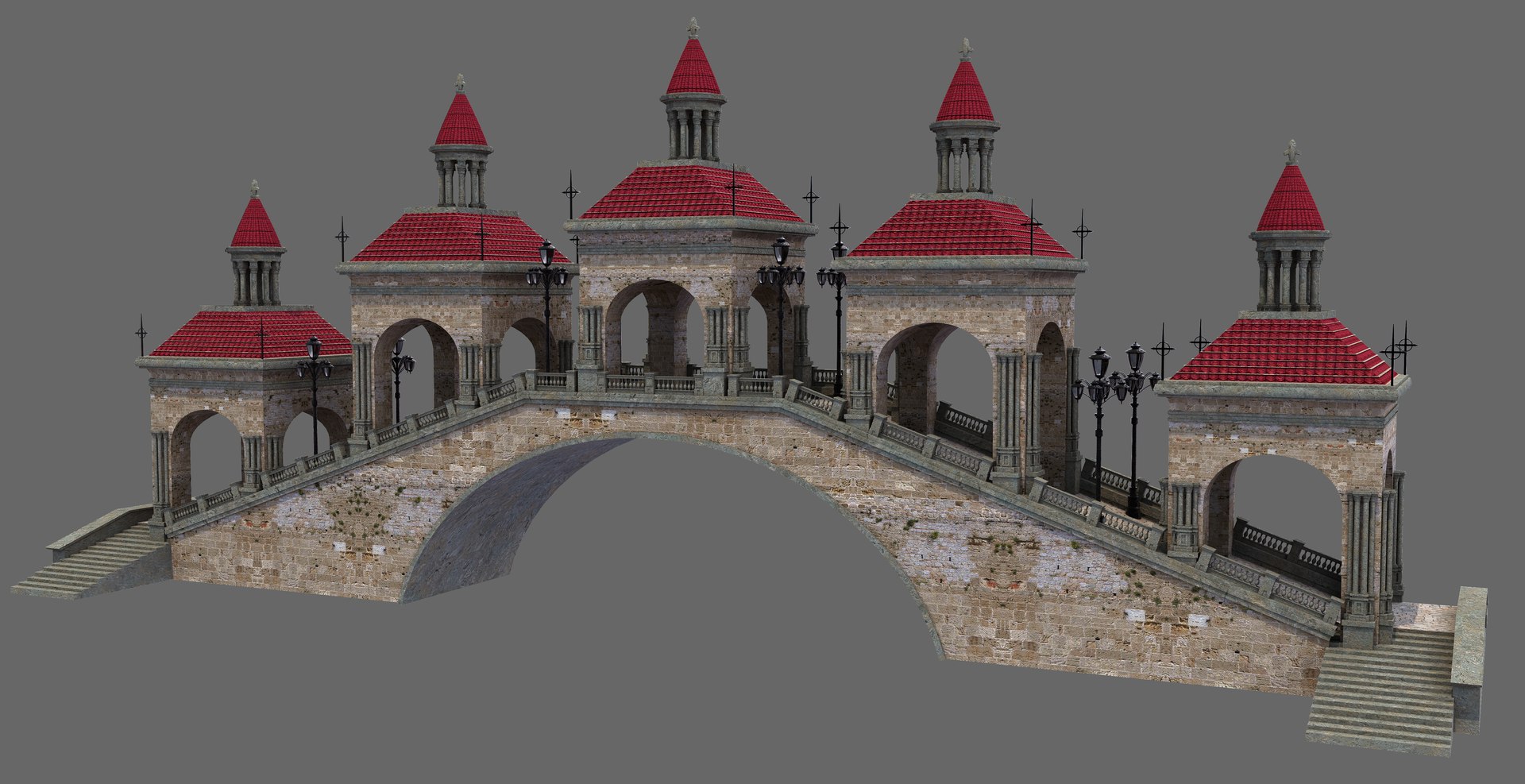 Bridge Fantasy 3D Model - TurboSquid 1668247
