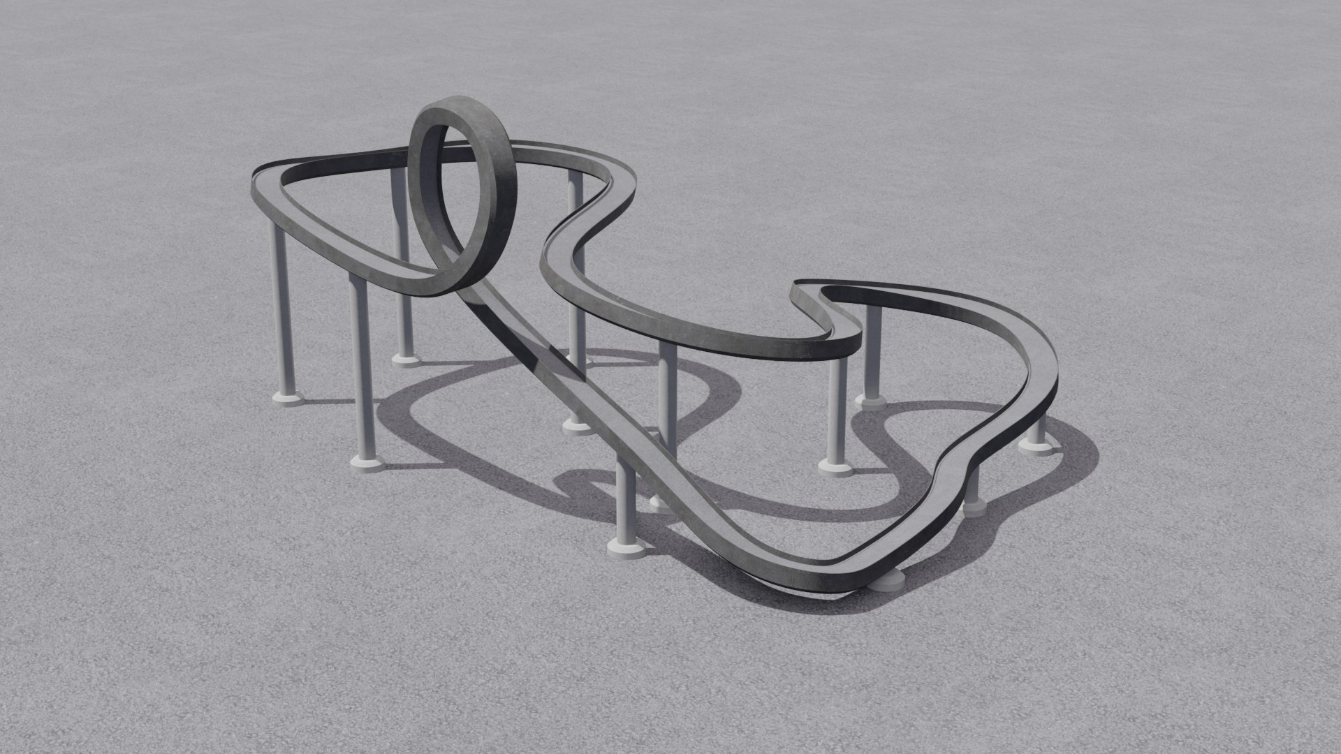 3D Track model - TurboSquid 1832779