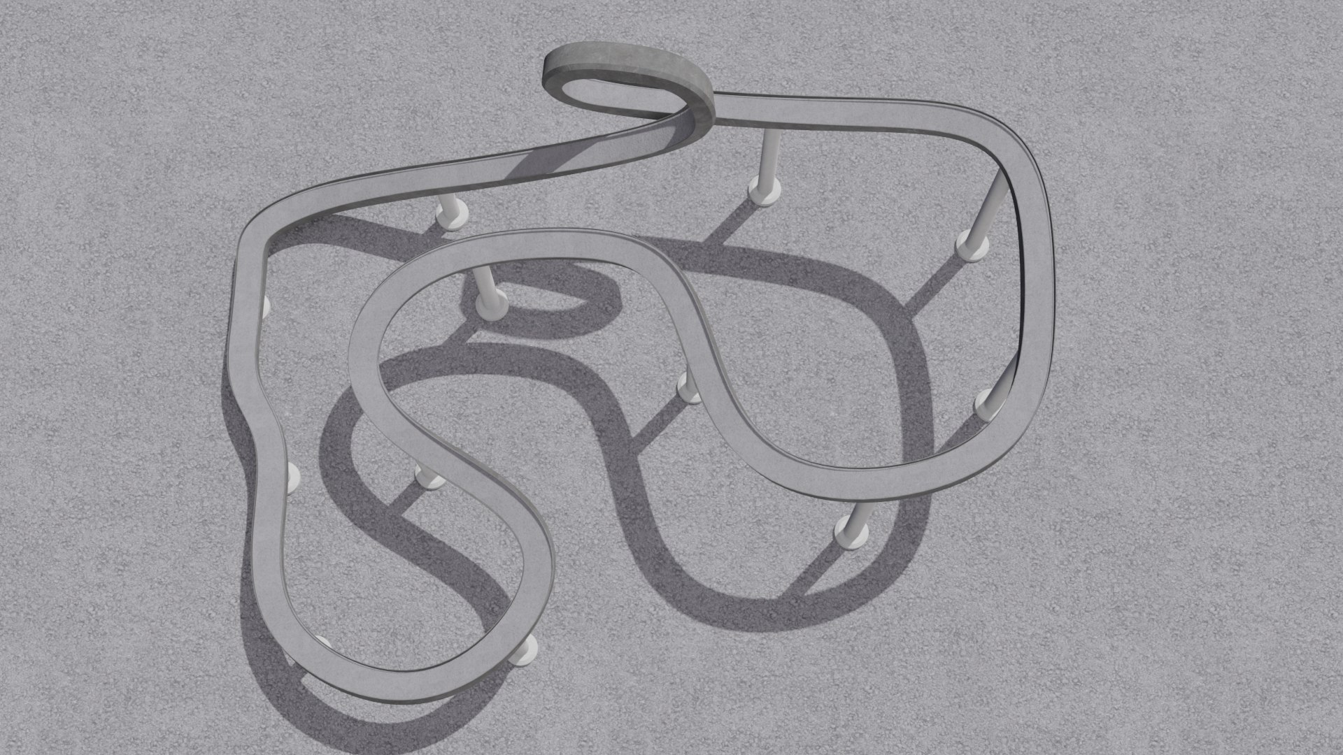 3D Track Model - TurboSquid 1832779