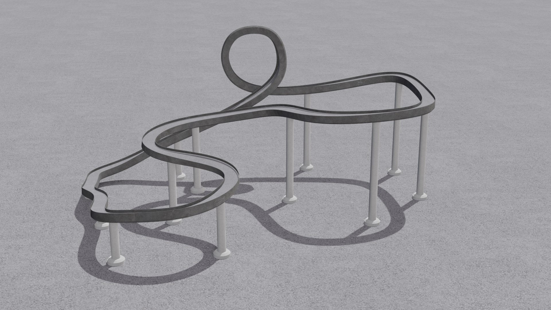 3D Track Model - TurboSquid 1832779