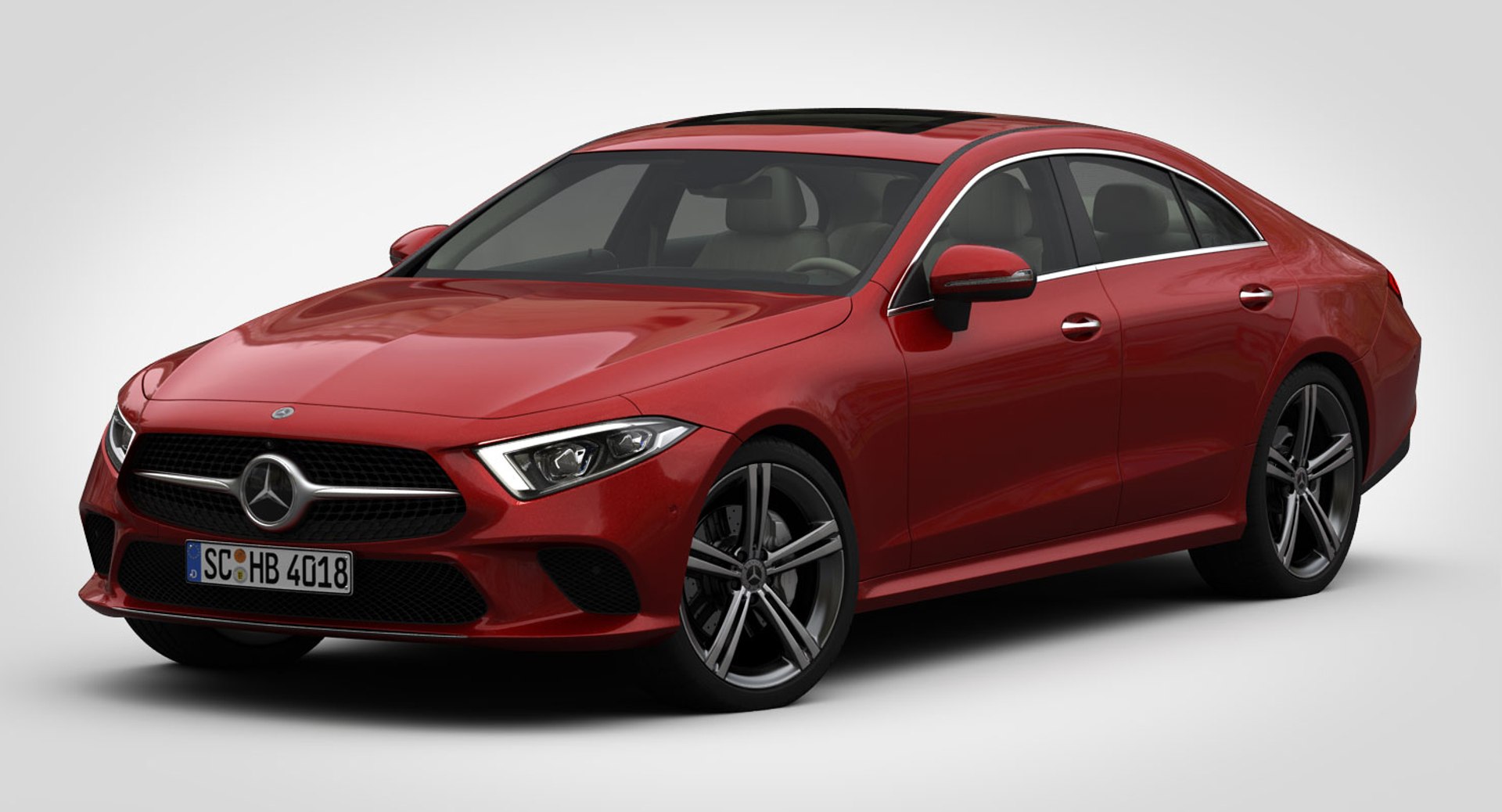 3D Mercedes-benz Cls Model - TurboSquid 1254851