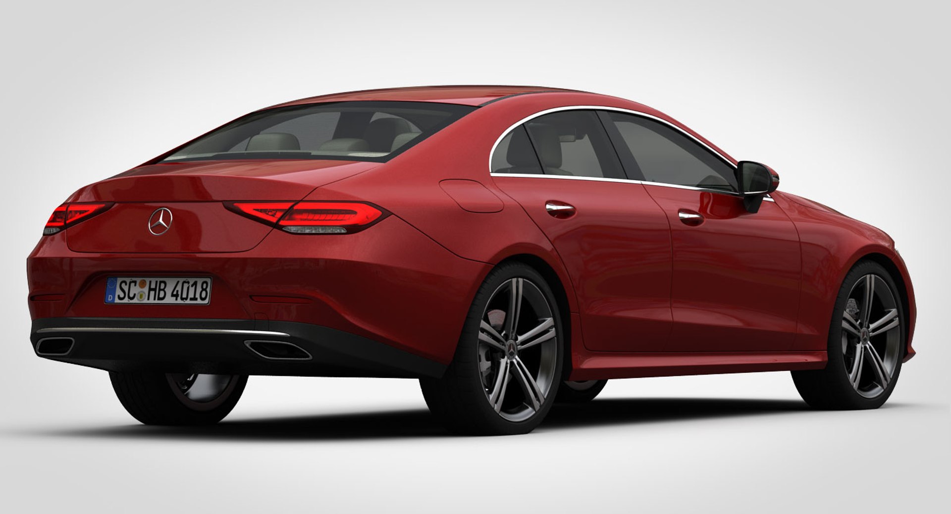 3D Mercedes-benz Cls Model - TurboSquid 1254851