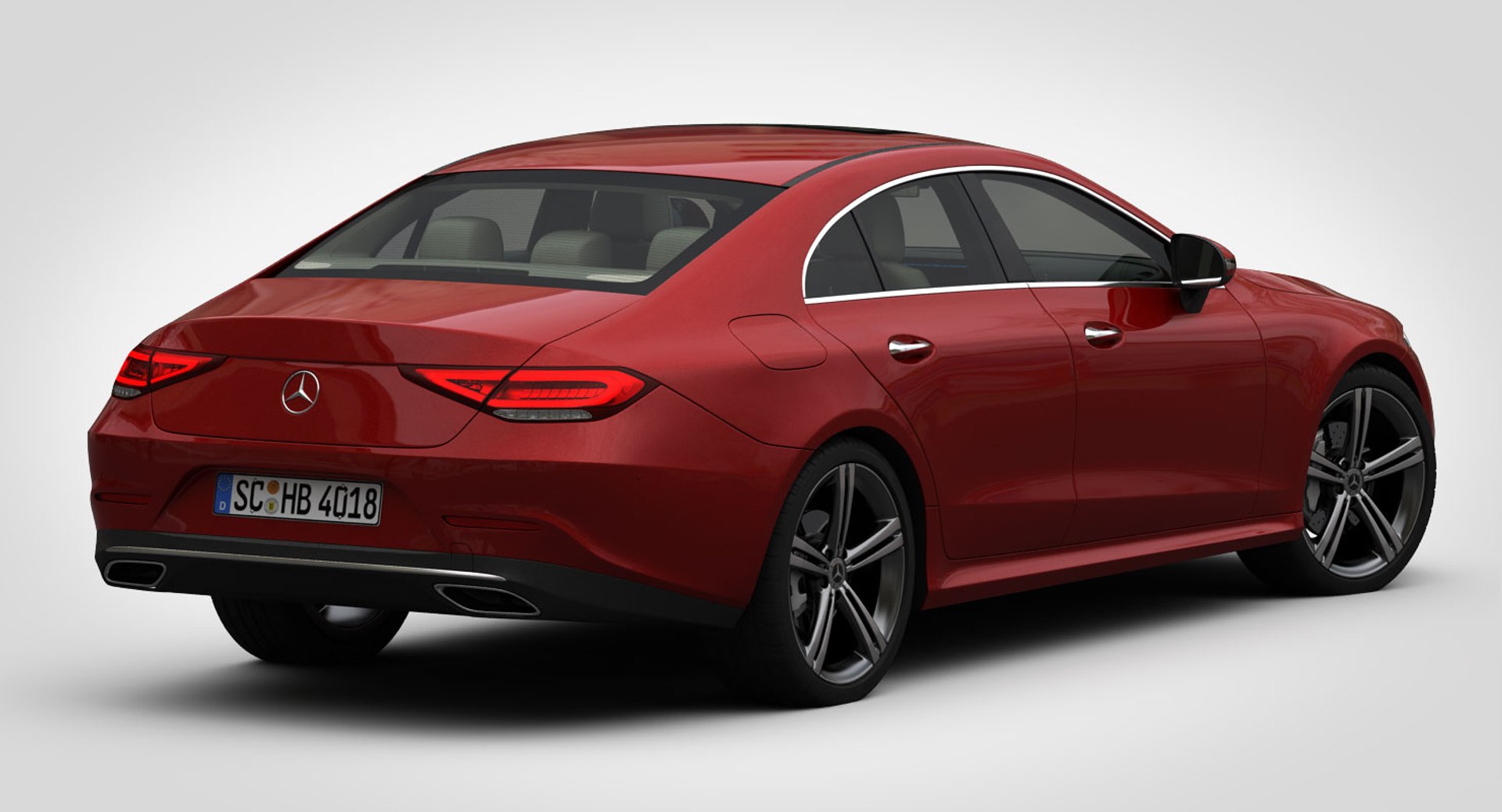 3D Mercedes-benz Cls Model - TurboSquid 1254851