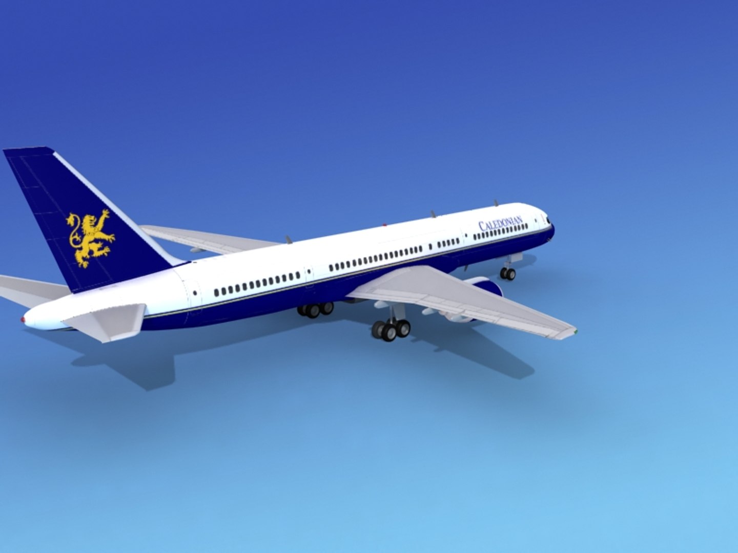 Airline Boeing 757 757-200 Dxf