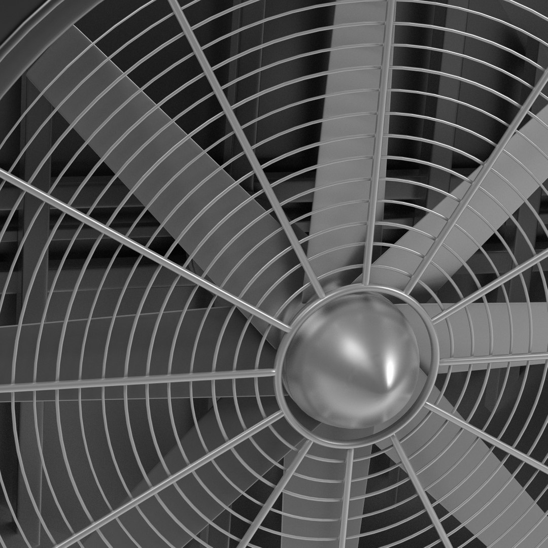 large fan 3d model