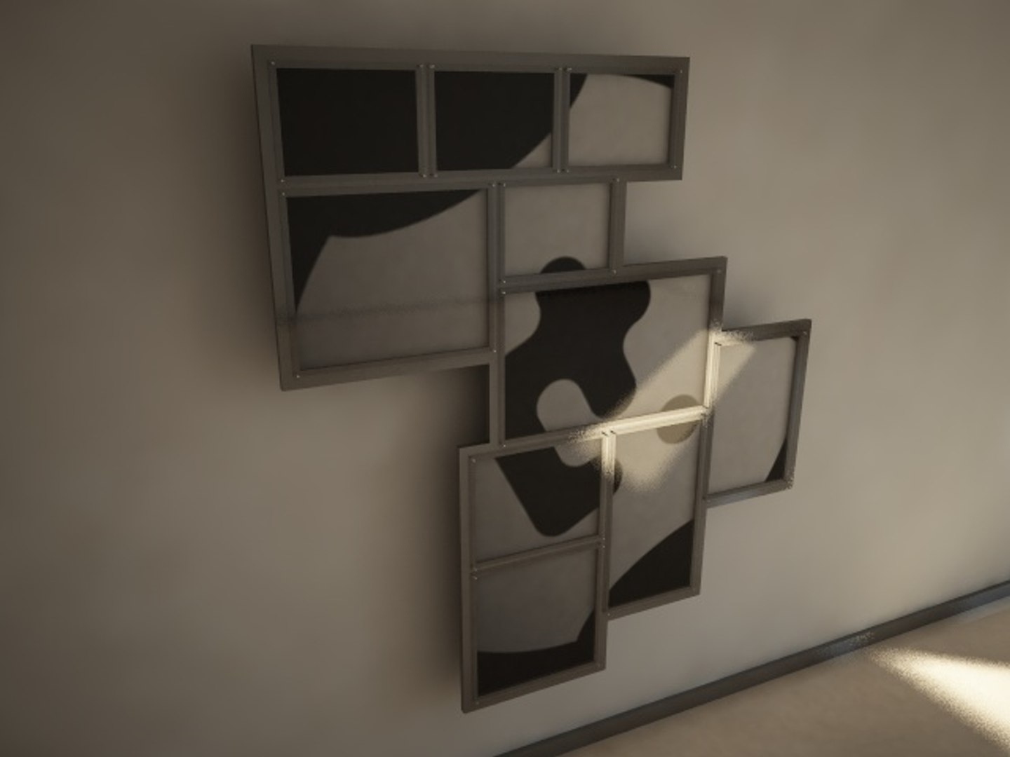 3d Modern Picture Frames Model