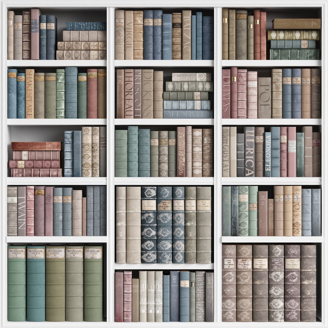 Classic Books 63 Model - TurboSquid 2290303