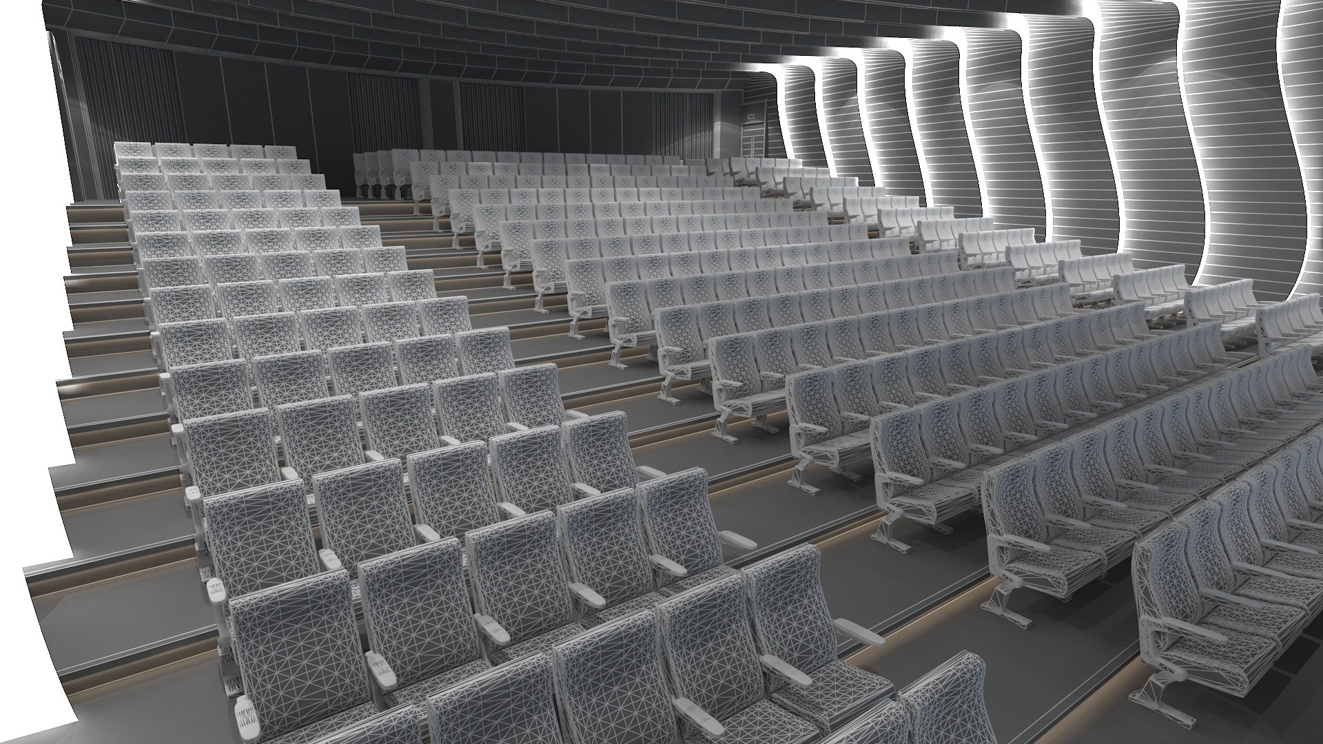 Conference Hall 2 3D - TurboSquid 2102508