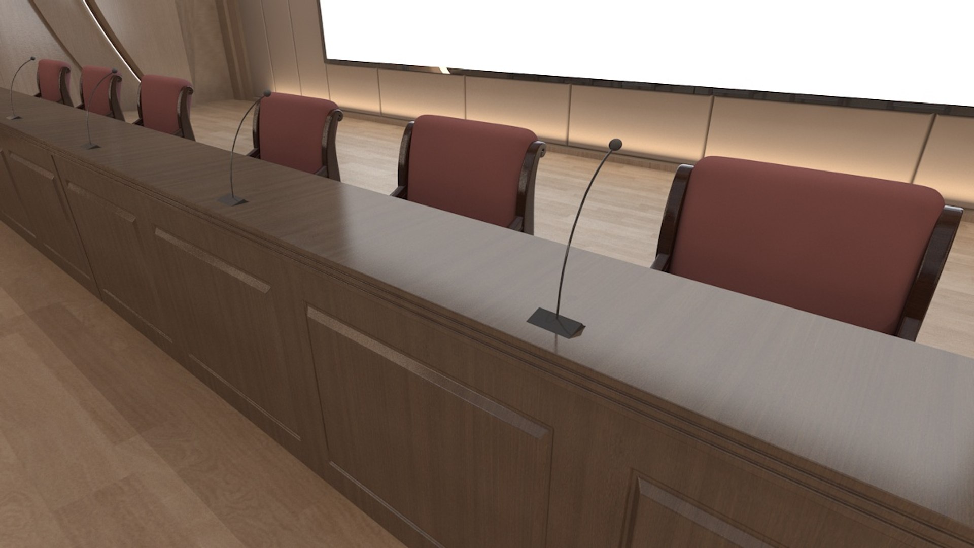 Conference Hall 2 3D - TurboSquid 2102508