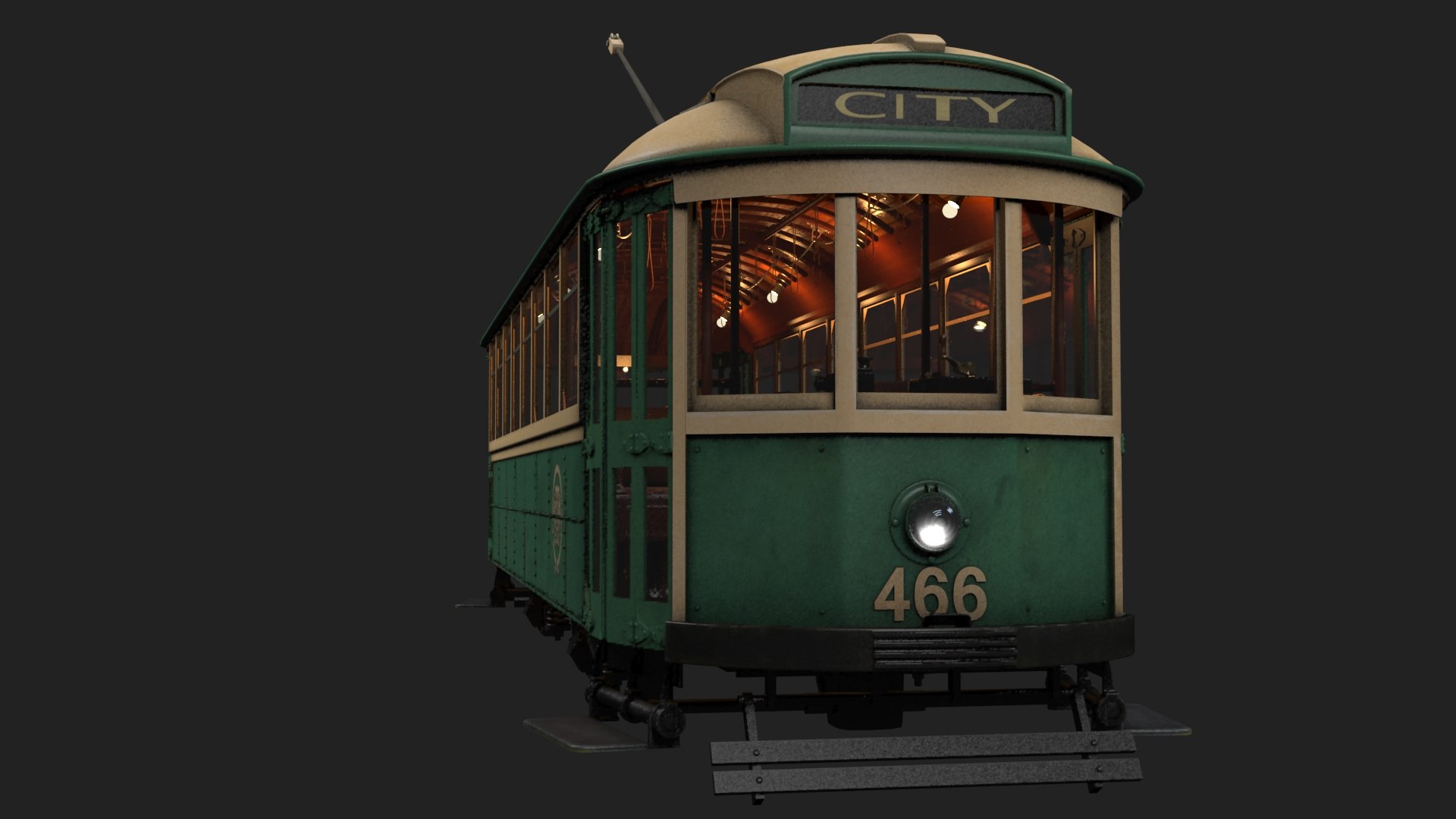 3d Class Tram 466 X-1