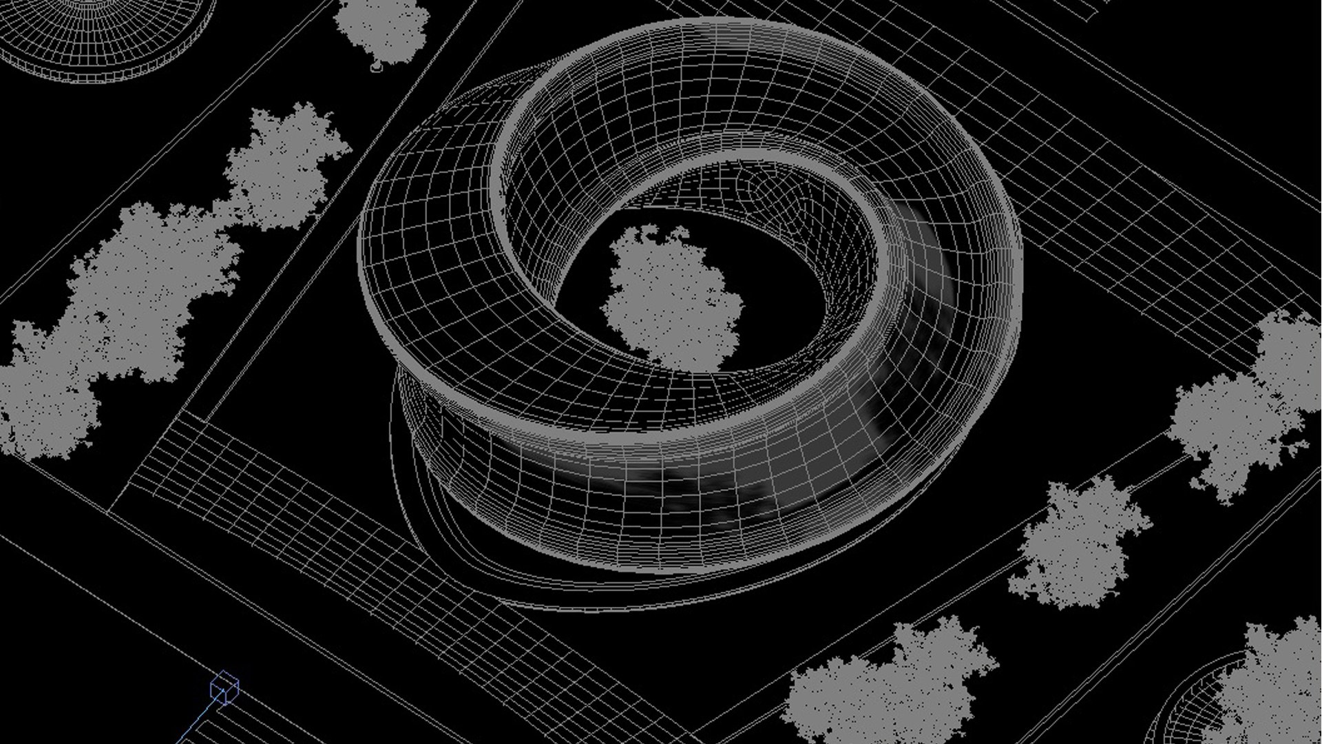 Captivating Mobius Strip Exterior Scene 3D Model - TurboSquid 2126523