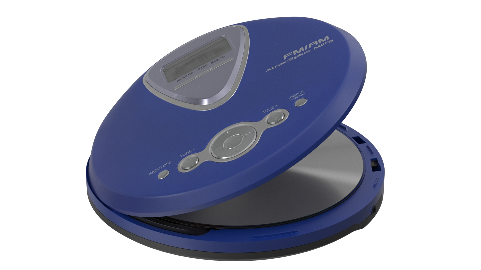 Vintage Portable Player With CD Disk Model - TurboSquid 2325053