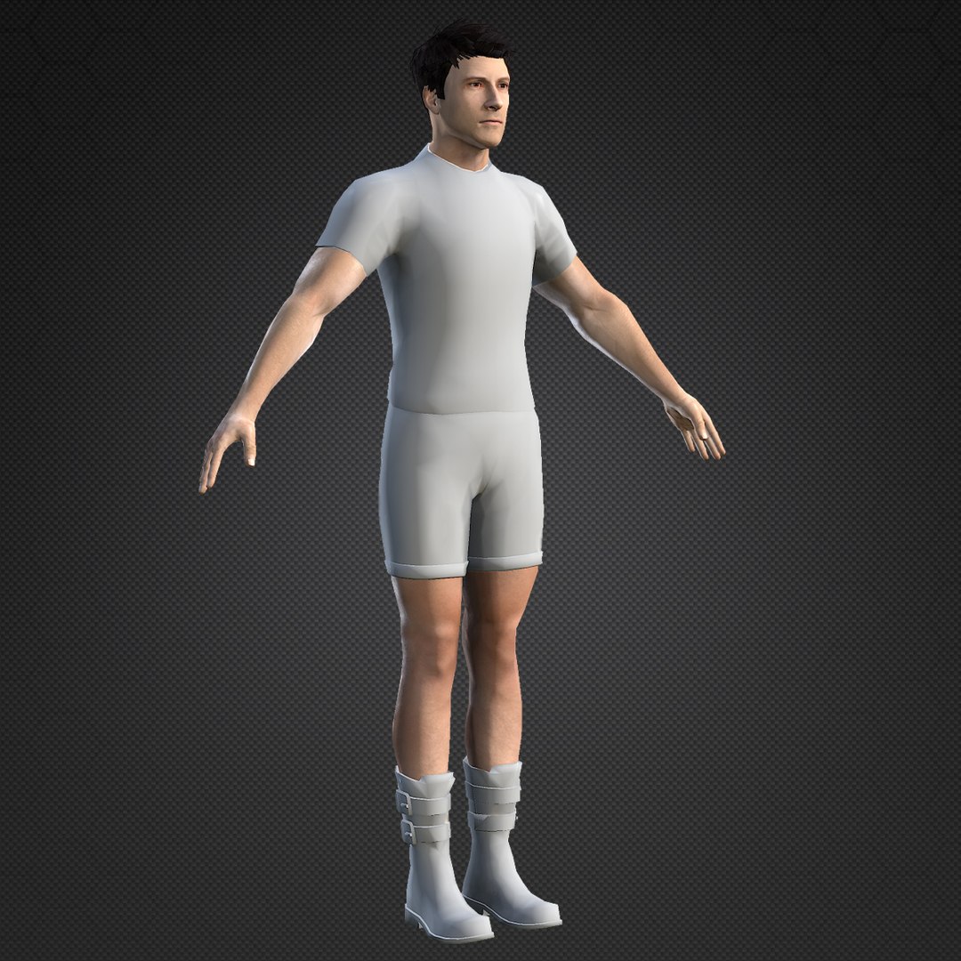 3d Model Character Mmorpg Body