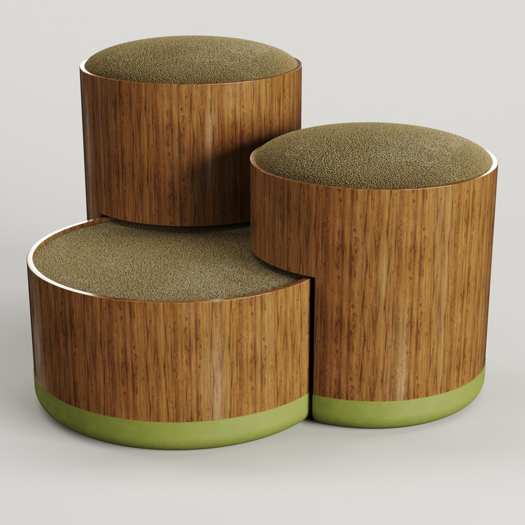 Free 3D Round Pouf Model - TurboSquid 1878596