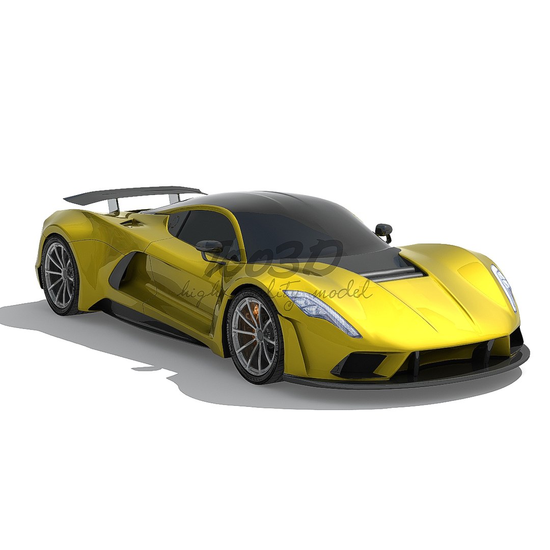 3D Model Venom F5 - TurboSquid 1288639