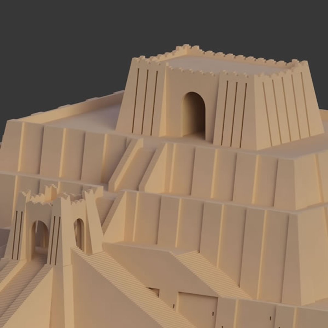 Sumerian Pyramid Ancient 3d Lwo