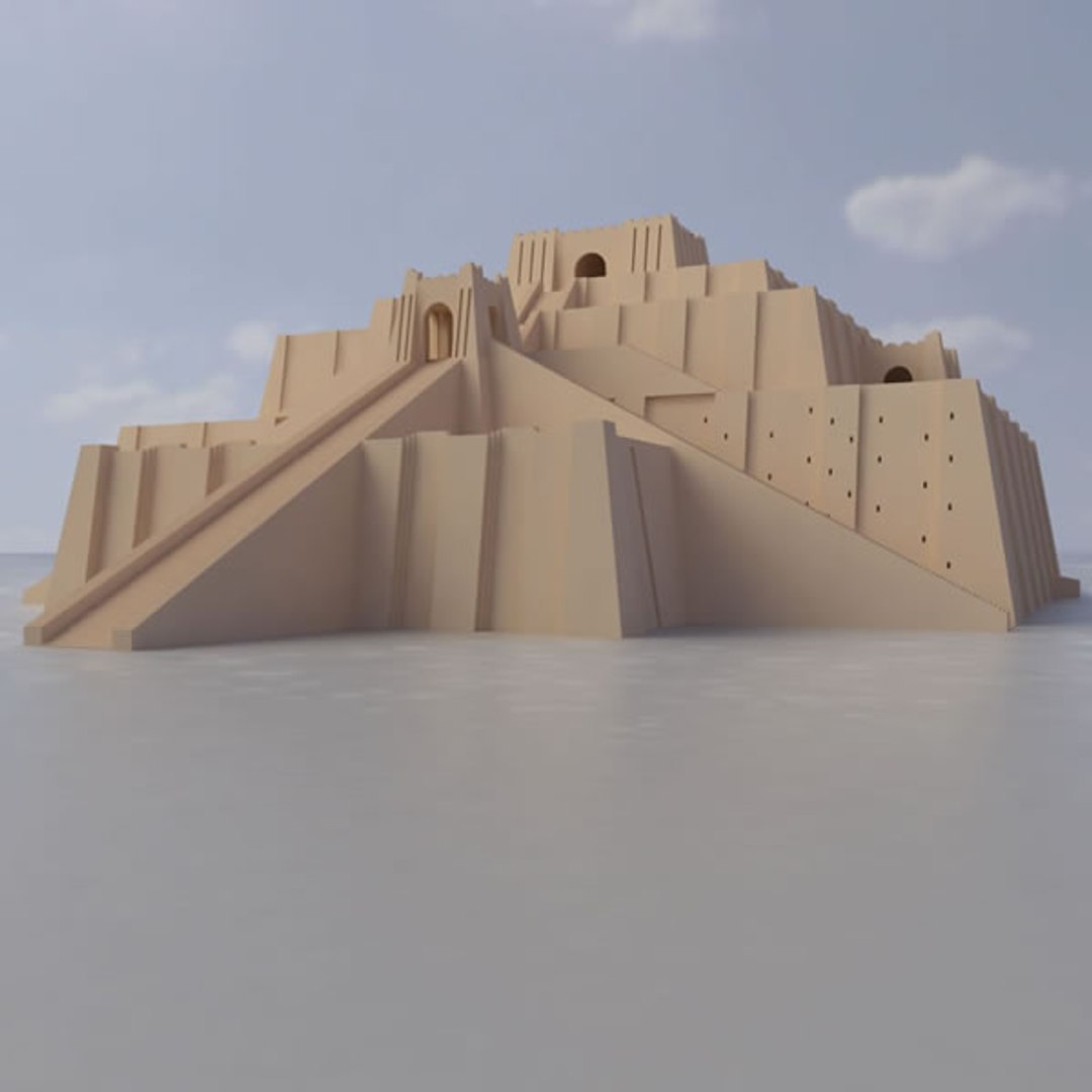 Sumerian Pyramid Ancient 3d Lwo