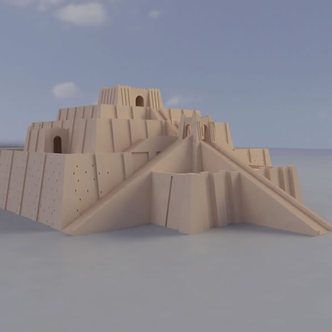 Sumerian Pyramid Ancient 3d Lwo