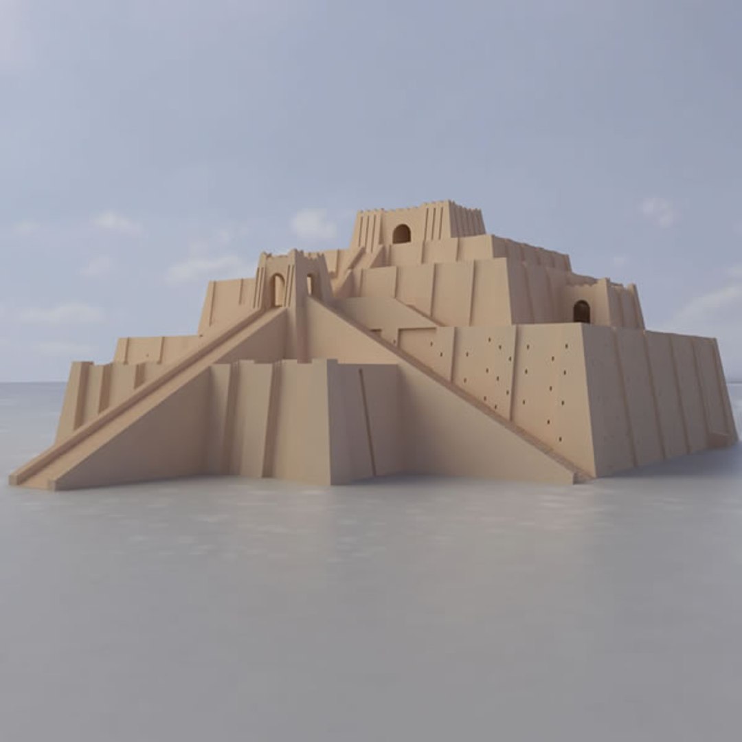 Sumerian Pyramid Ancient 3d Lwo