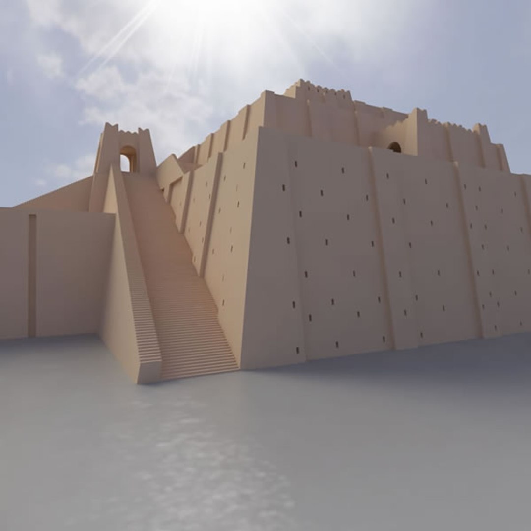 Sumerian Pyramid Ancient 3d Lwo
