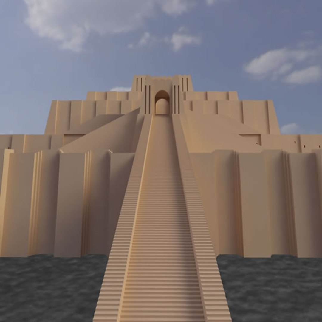 Sumerian Pyramid Ancient 3d Lwo
