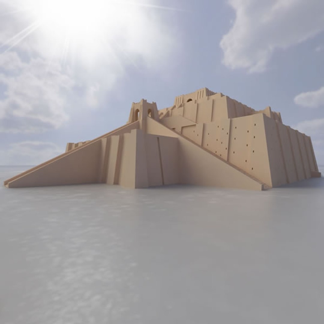 Sumerian Pyramid Ancient 3d Lwo