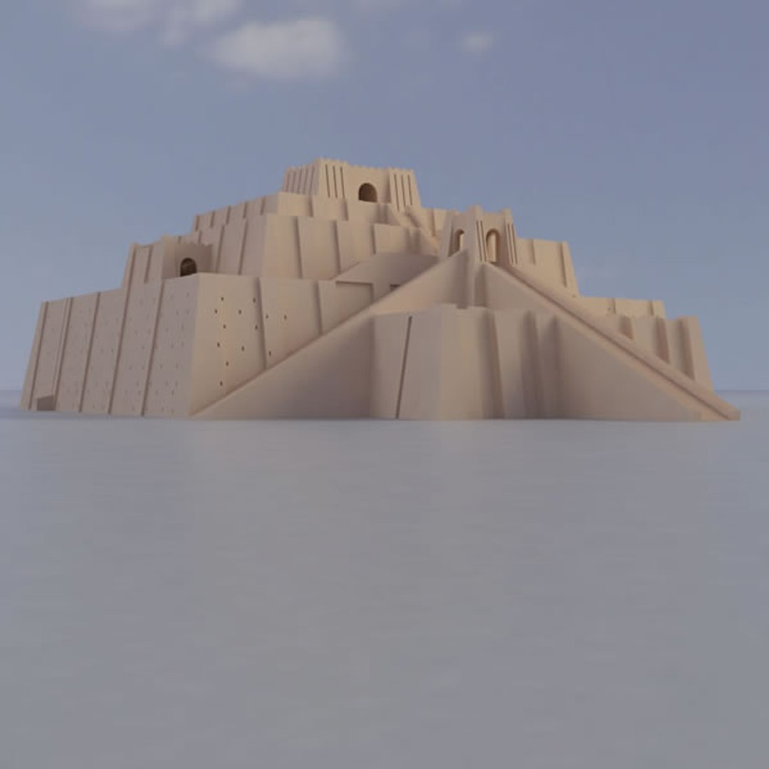 Sumerian Pyramid Ancient 3d Lwo