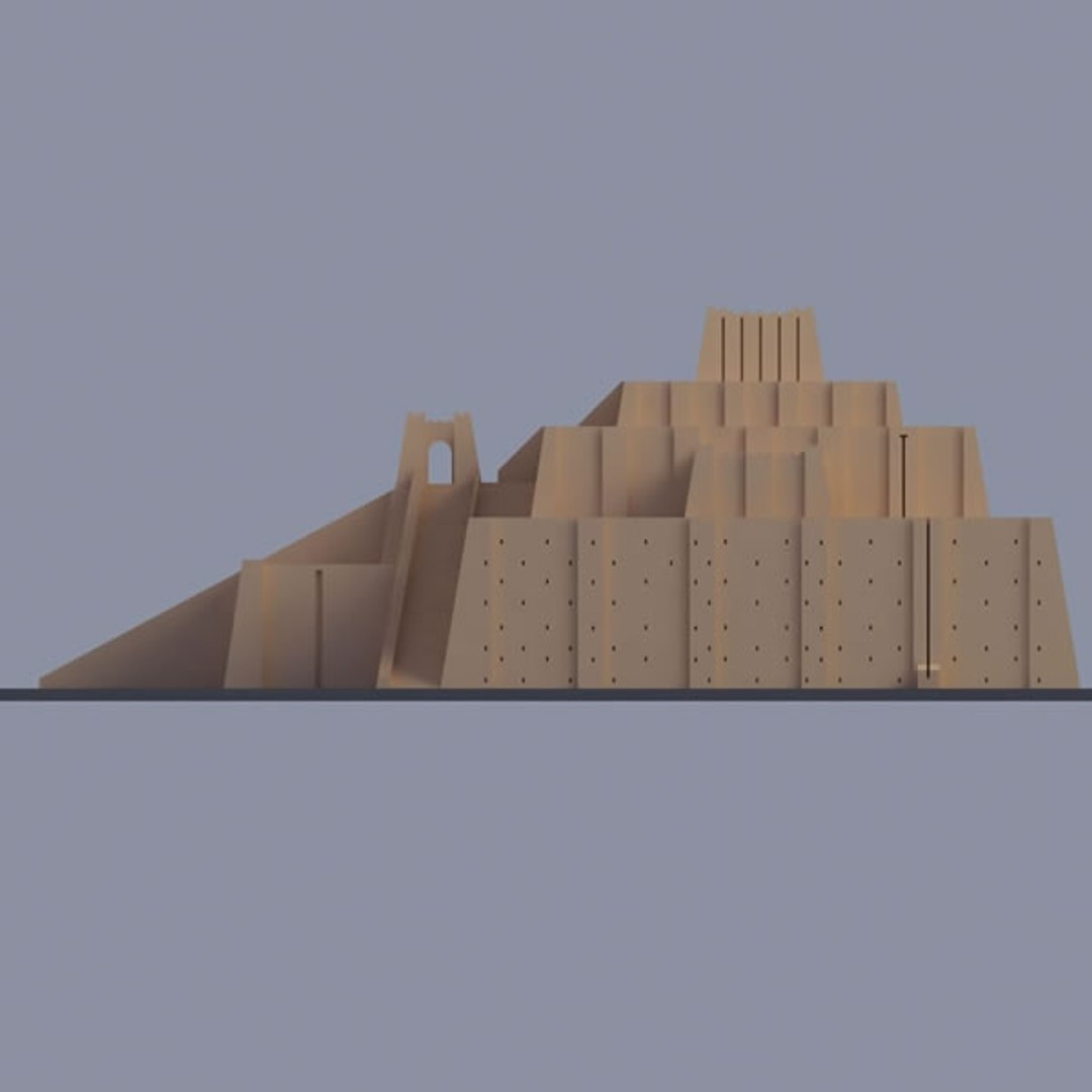 Sumerian Pyramid Ancient 3d Lwo