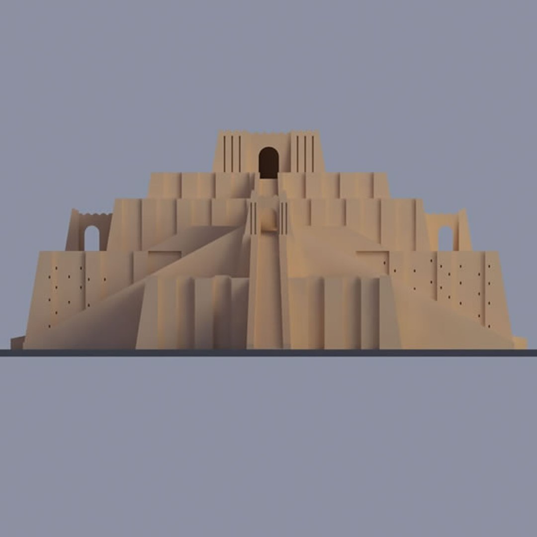 Sumerian Pyramid Ancient 3d Lwo