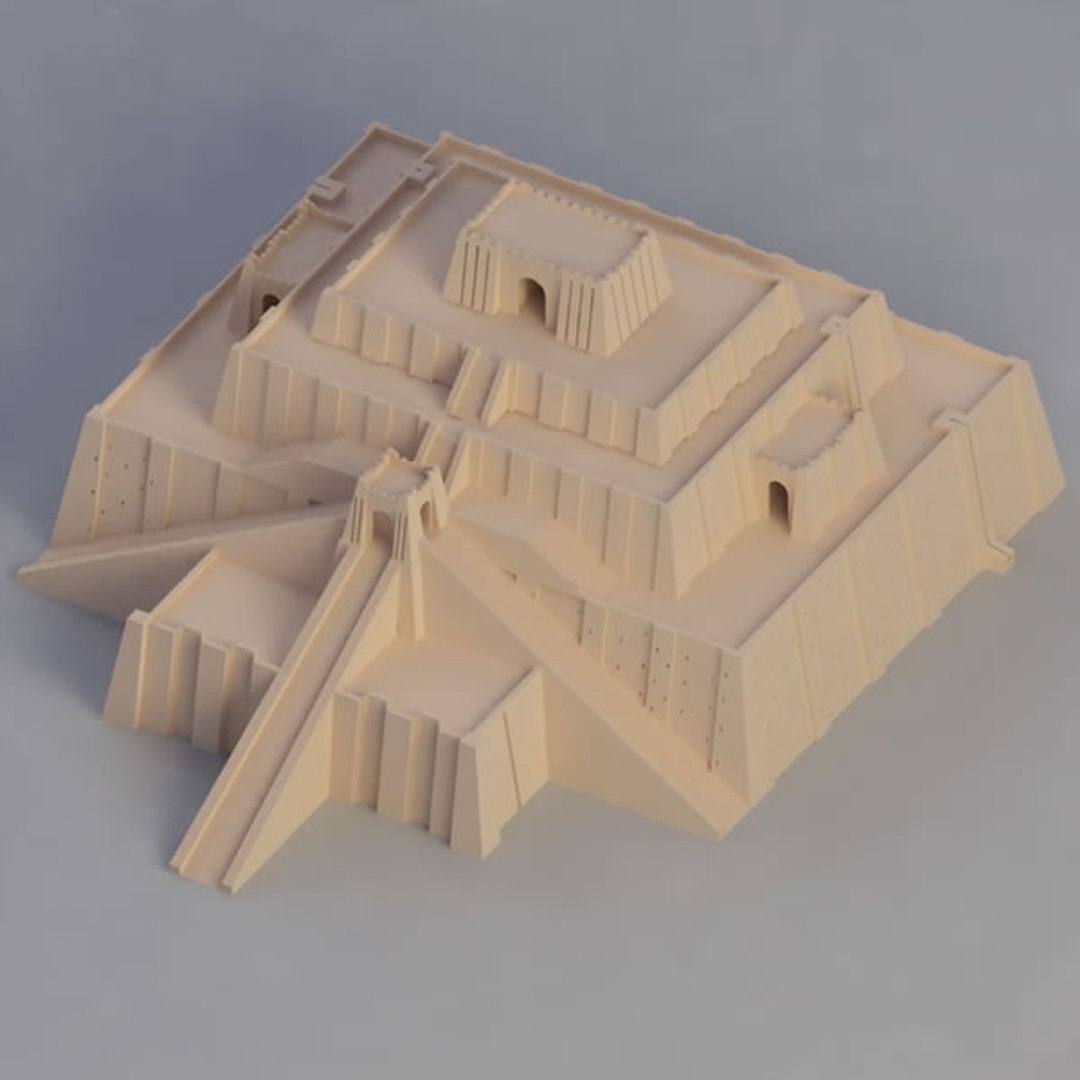 Sumerian Pyramid Ancient 3d Lwo