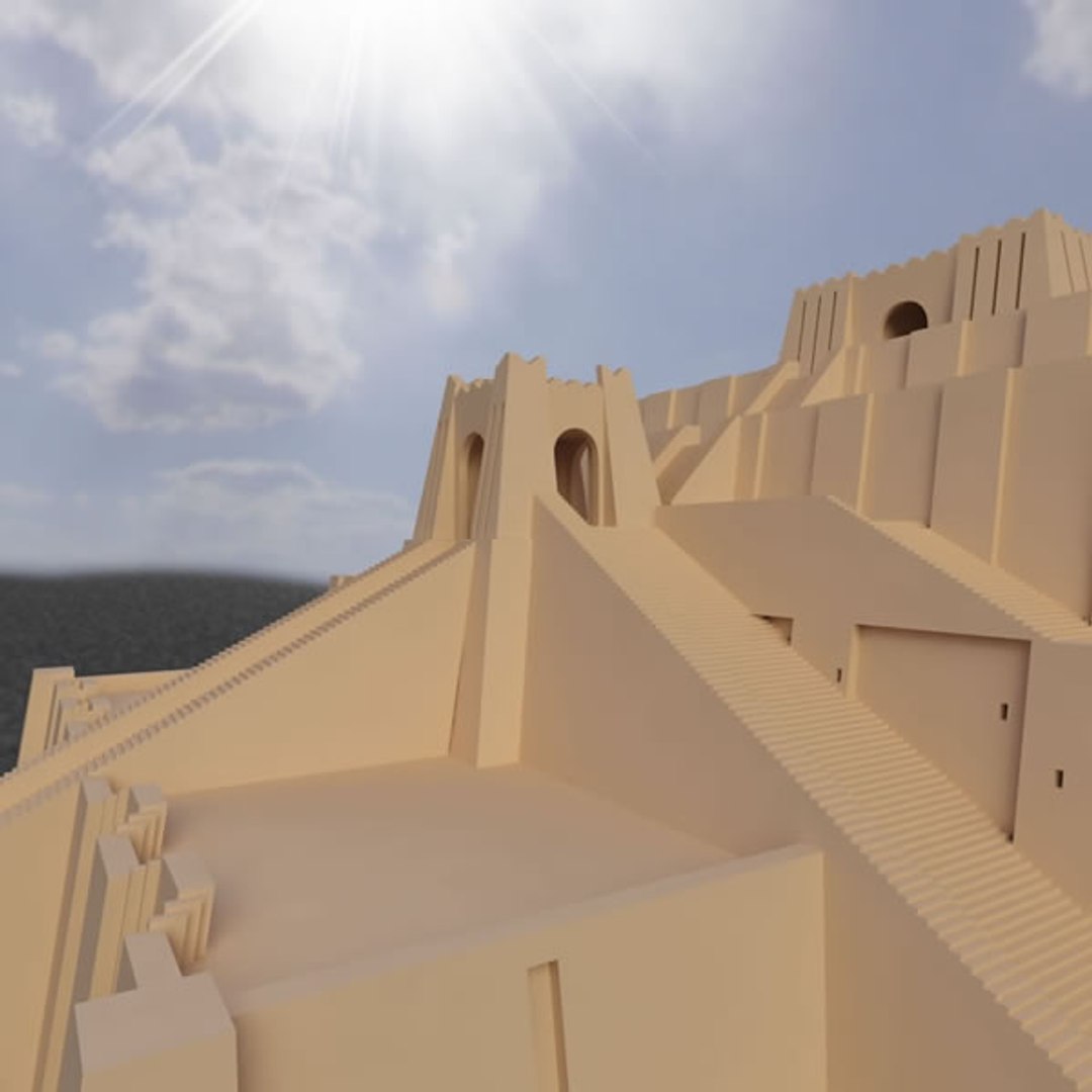 Sumerian Pyramid Ancient 3d Lwo
