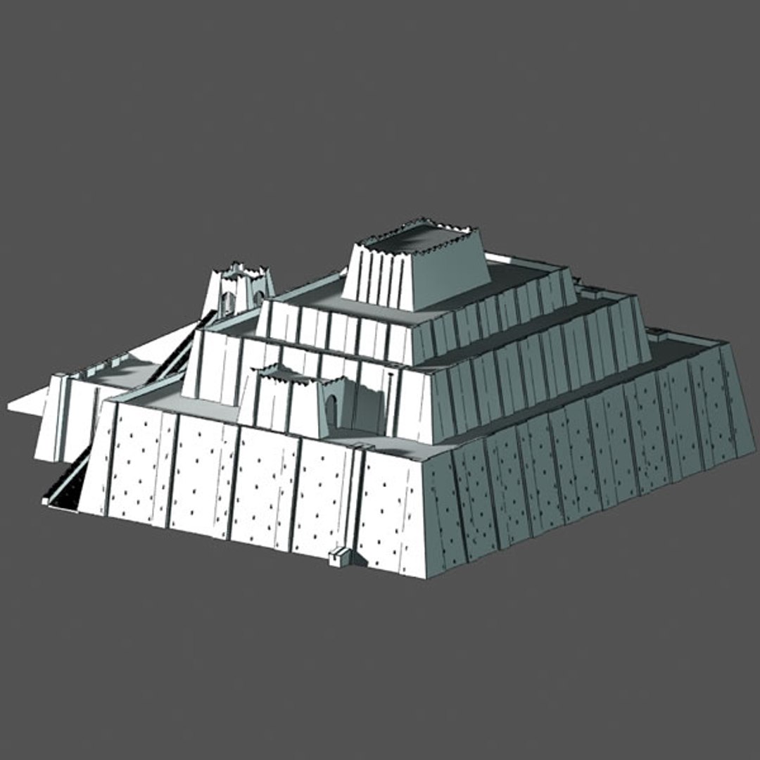 Sumerian Pyramid Ancient 3d Lwo