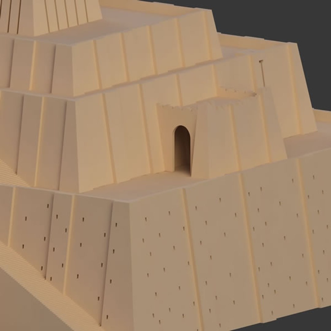 Sumerian Pyramid Ancient 3d Lwo