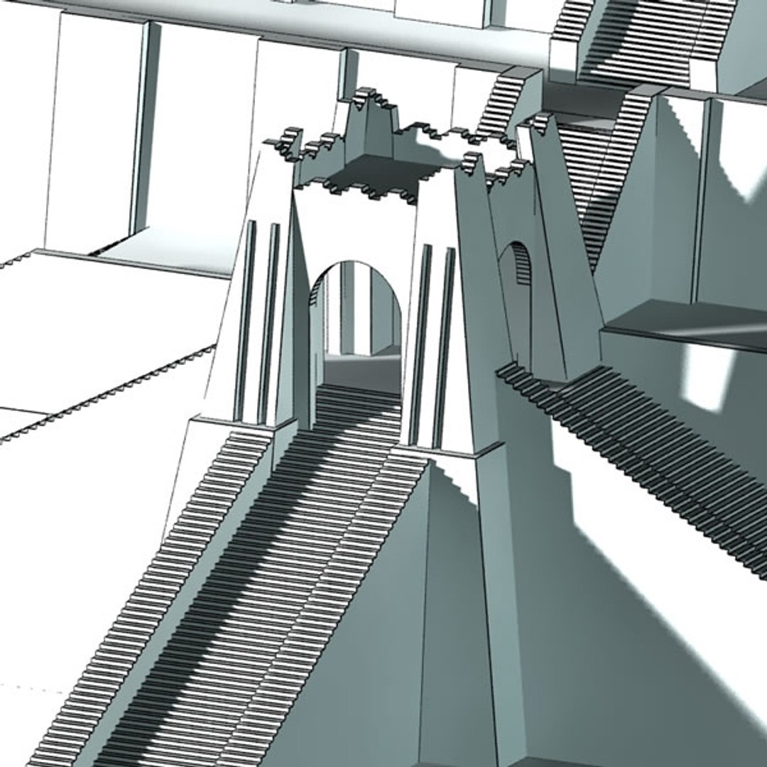 Sumerian Pyramid Ancient 3d Lwo