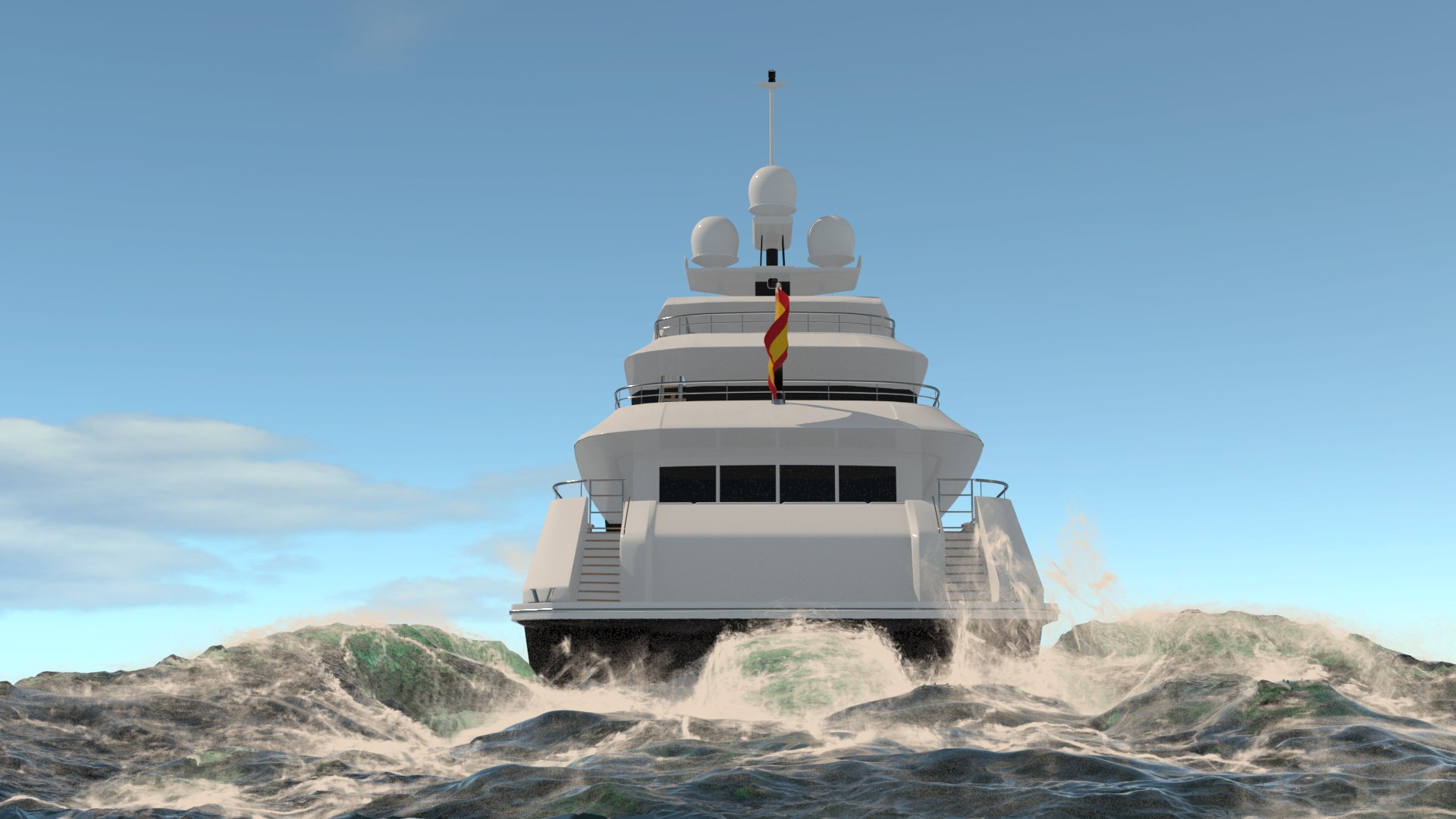 Naya Yacht Dynamic Simulation Model - TurboSquid 2238630