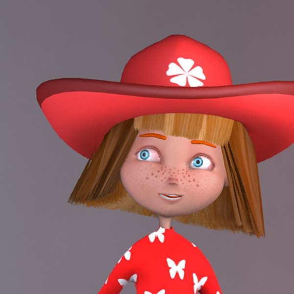 tina girl 3d model