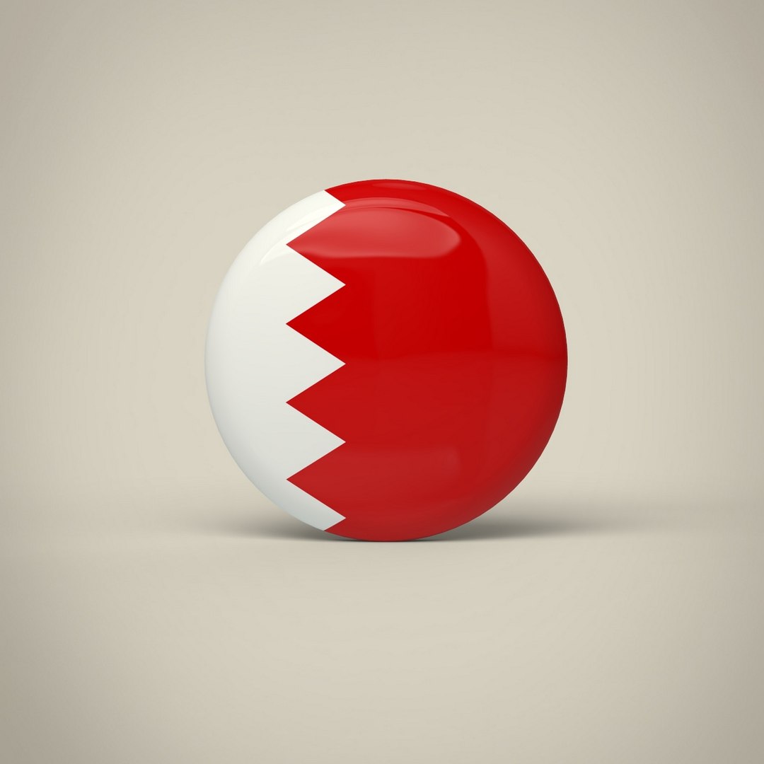Bahrain Badge 3D Model - TurboSquid 1972542